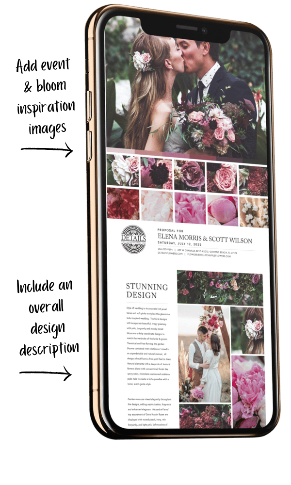 Details Flowers Software We Help Florists Designers Do More Earn More